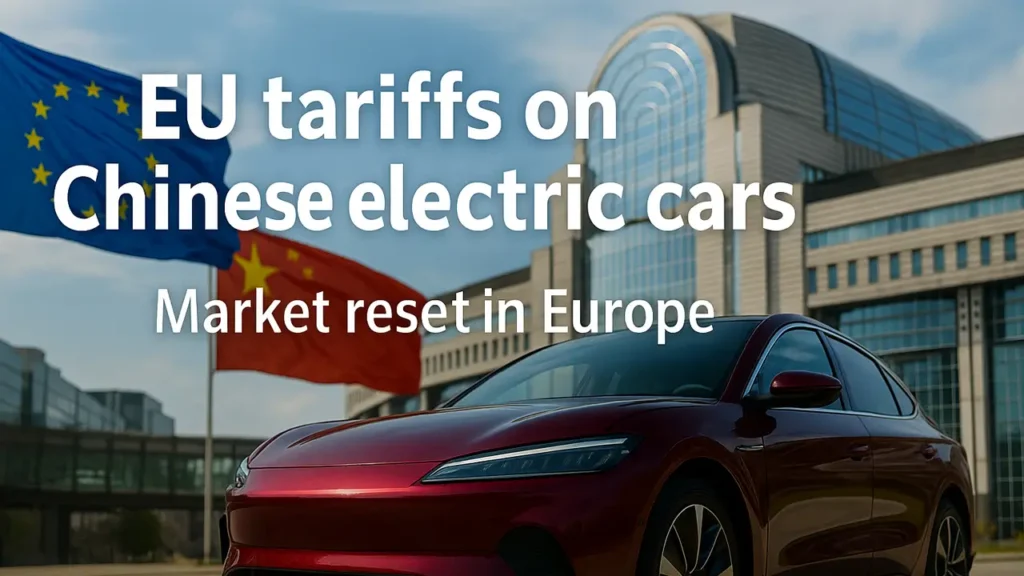 EU tariffs on Chinese electric cars: best tough reset
